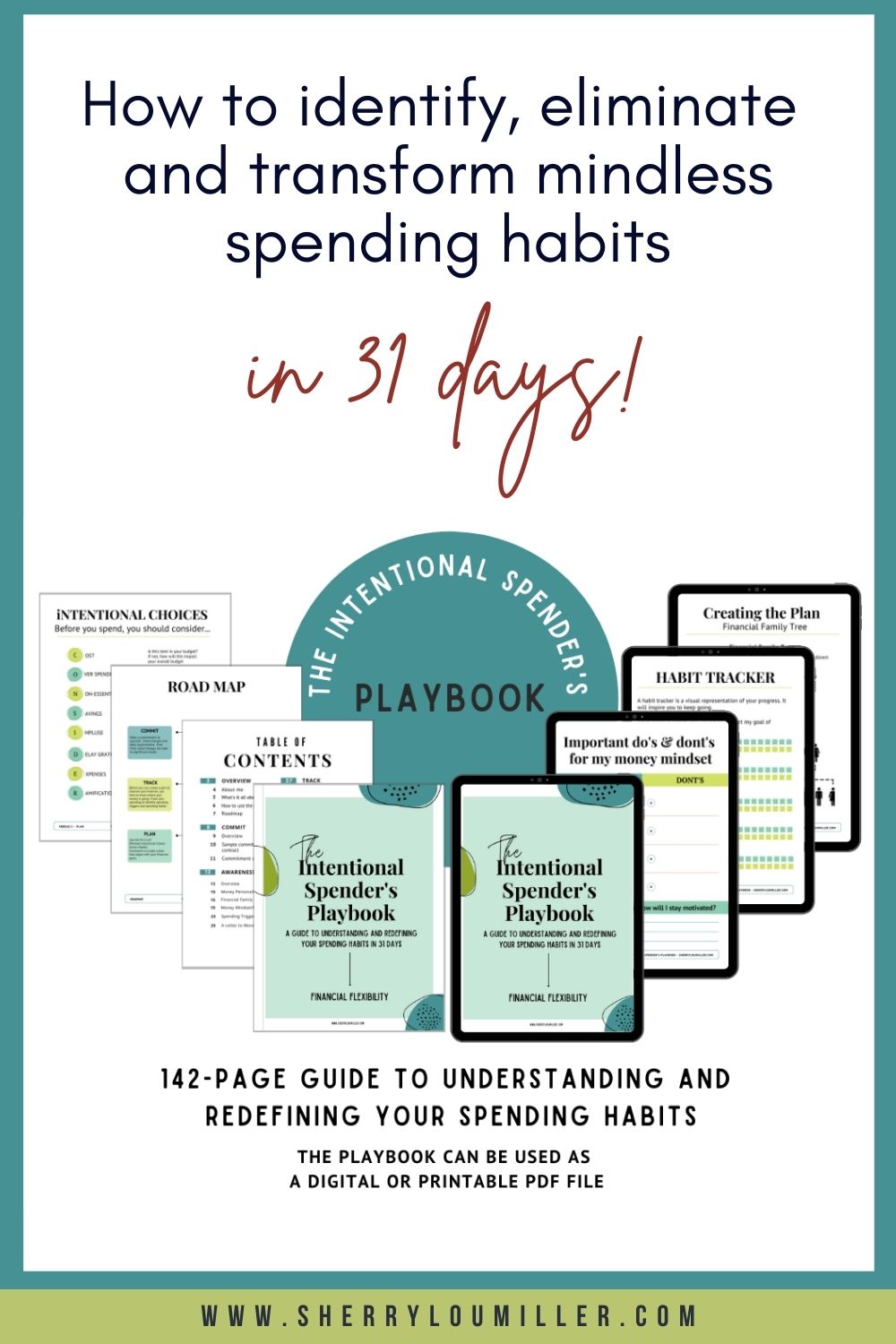 Money Mindset - Intentional Spending Habits - Sherry Lou Miller